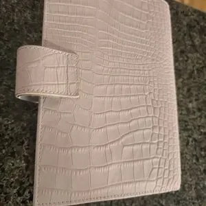 Gillio | Office | Nwt Gillio Firenze Matte Blush Pink Croco Compagna ...